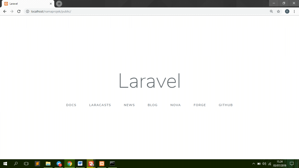 Cara Menginstal Laravel Di Windows - Argia Academy